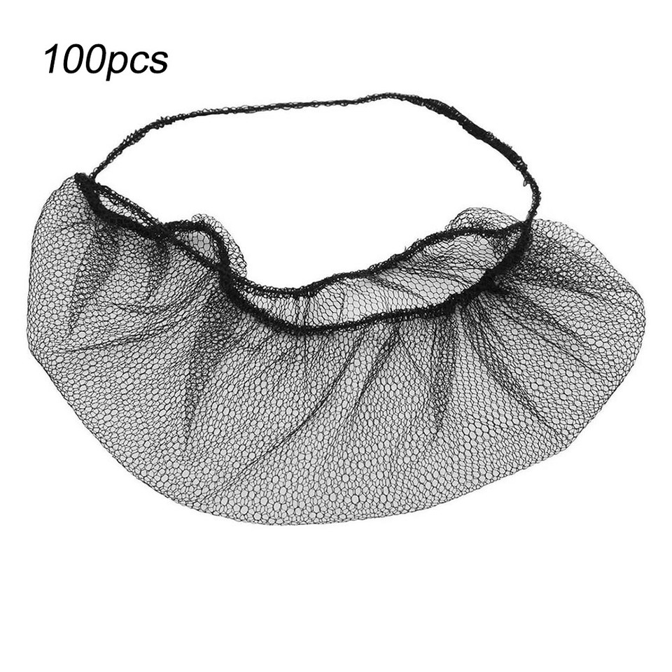 100pcs Beard Net Disposable Nylon Mustache Covers Elastic for ...
