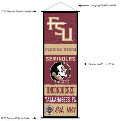 Florida State University Seminoles Room Banner Poster Art Canvas | eBay