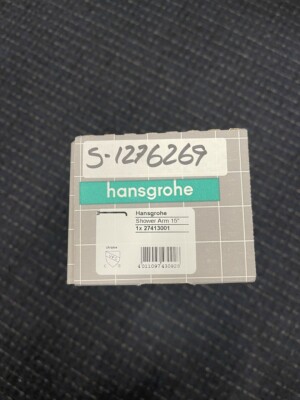 Hansgrohe- Chrome 15 Foot Shower Arm (27413001) | eBay