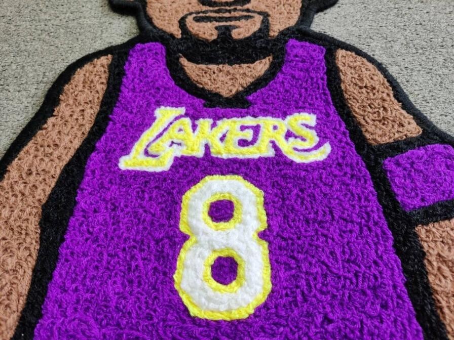 New Kobe Bryant Black Mamba Lakers Bedroom Area Runner Rugs Living Room ...