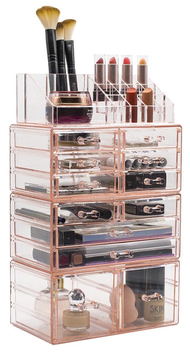 Clear Acrylic Makeup Organizer