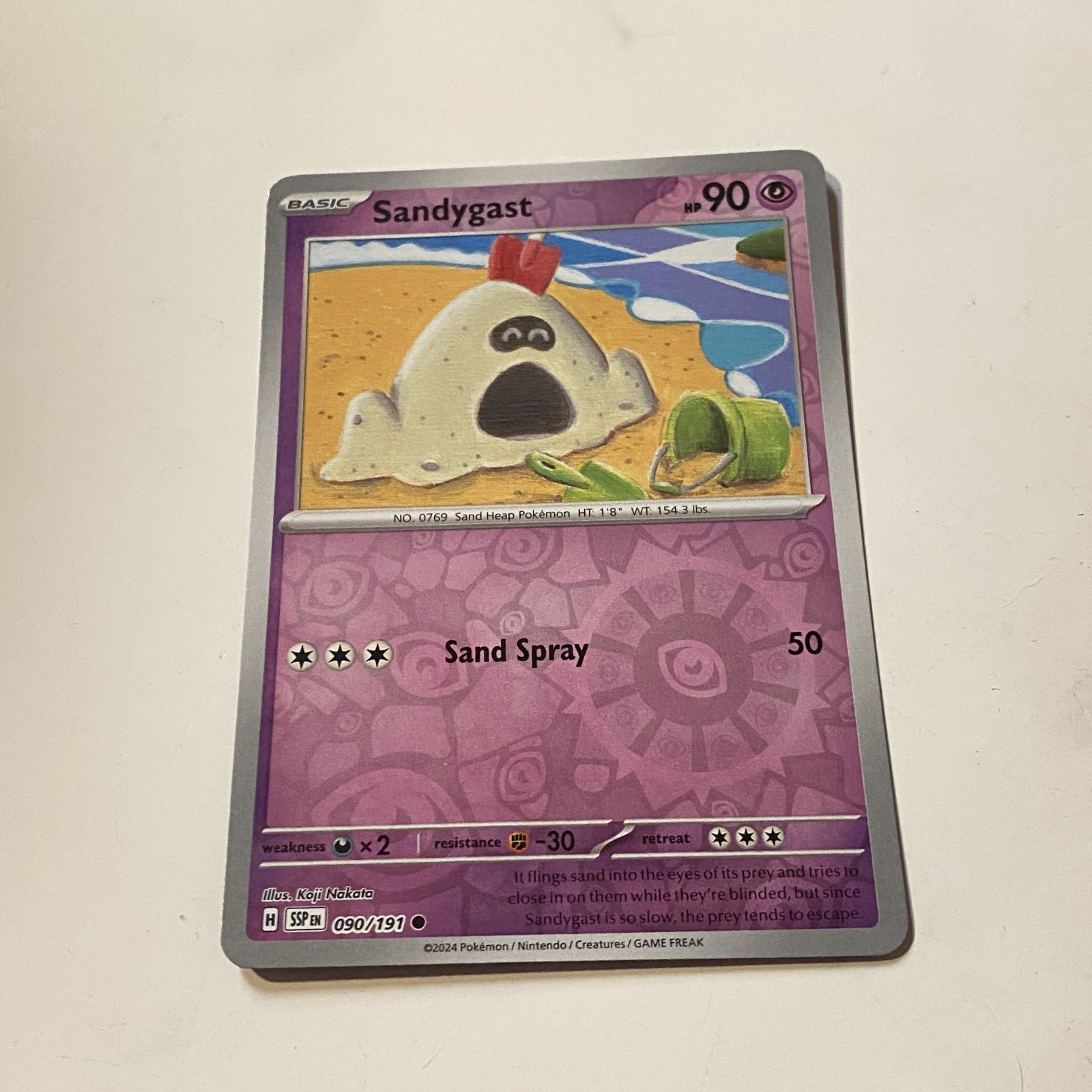 Sandygast - SSP - 090/191 - Reverse Holographic - Pokémon TCG | eBay