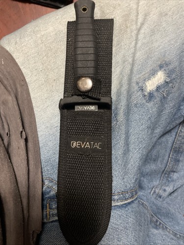 EVATAC DOUBLE EDGED DAGGER Combat Knife Black item #ET-BLKDGR | eBay