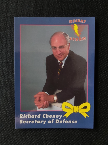 Dick Cheney Autographed Card - Desert Storm 1990 | eBay