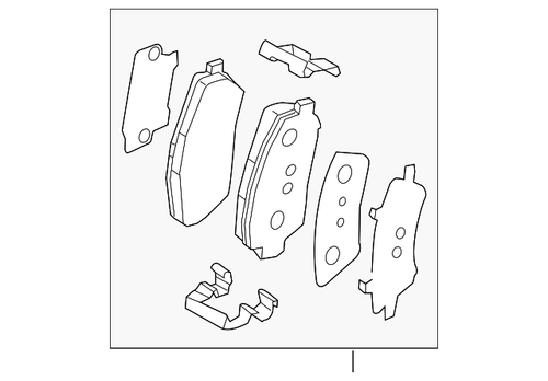 Genuine Hyundai Disc Brake Pad Set 58101-D3A11 | eBay