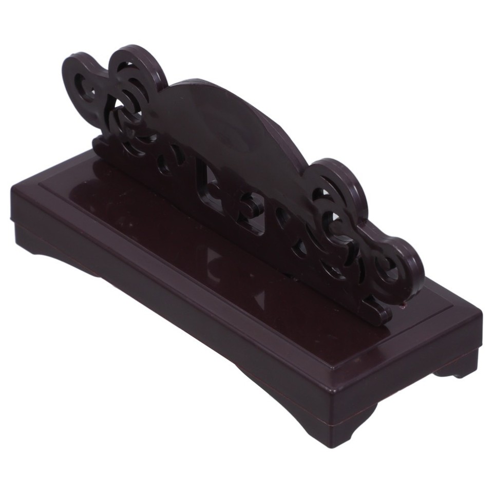 Folding Fan Display Base Sturdy Plastic Fan Stand Light Brown ...