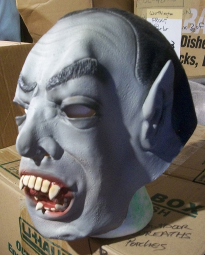 Vintage Halloween Costume Mask Nosferatu Dracula Vampire Face | eBay