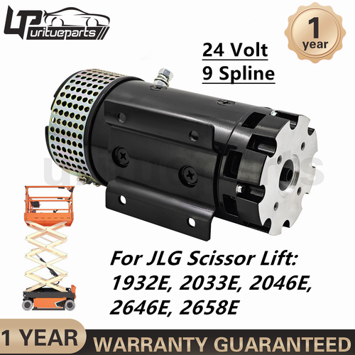 24V Electric Motor 7016742 For JLG Scissor Lift 1932E 2033E 2046E 2646E ...