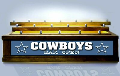 REMOTE CONTROL COWBOYS BEER Tap handle display HOLDS 18 TAPS LED BAR ...