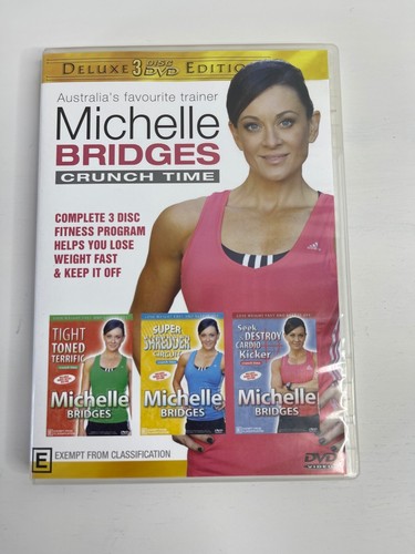 Michelle Bridges Crunch Time Exercise Fitness DVD Deluxe Edition 3 ...
