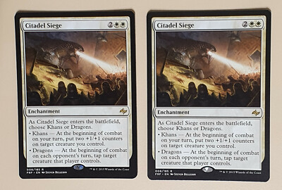 2 x Citadel Siege, Fate Reforged, MTG, LP | eBay Australia
