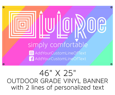 LuLaRoe logo colored vinyl BANNER - PERSONALIZED - POP UP Boutique ...