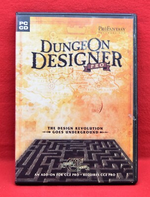 Pro Fantasy Software Dungeon Designer Pro 2003 Underground DND PC CD ...