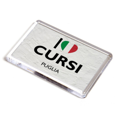 FRIDGE MAGNET - I Love Cursi, Puglia - Italy | eBay UK