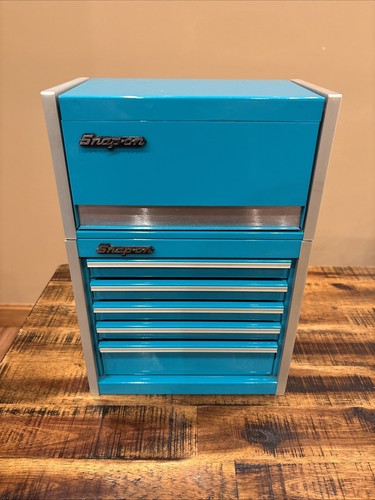Snap-on Mini Micro Tool Box Teal Combo Rare Color Top Chest Roll Cab | eBay