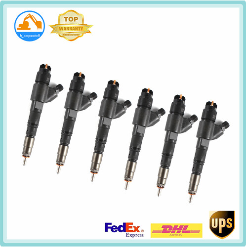 6x VOE20798683 Fuel Injector for Volvo EC210 /210B 20798683 0445120067 ...
