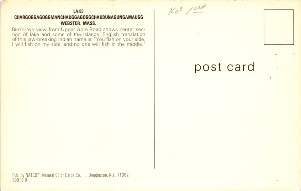 Lake Chargoggagoggmanchauggagoggchaubunagungamaugg: A New England Gem ...