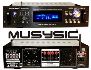 Professional 4000 Watts Hybrid Amplifier / Pre-Amplifier / Receiver MU ...