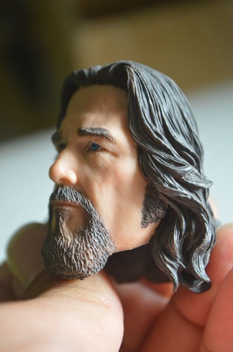 Custom 1/6 Jeff Bridges Head Sculpt for 12" Hot Toys Phicen COO Male ...