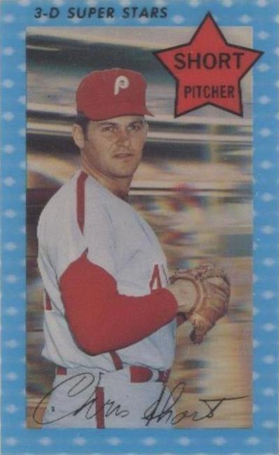 1971 Kellogg's 3-D Super Stars - Chris Short #75 1970 XOGRAPH for sale ...