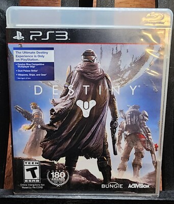 PS3 DESTINY Video Game Space Shooter Online FPS RPG Multiplayer PS3 CIB ...