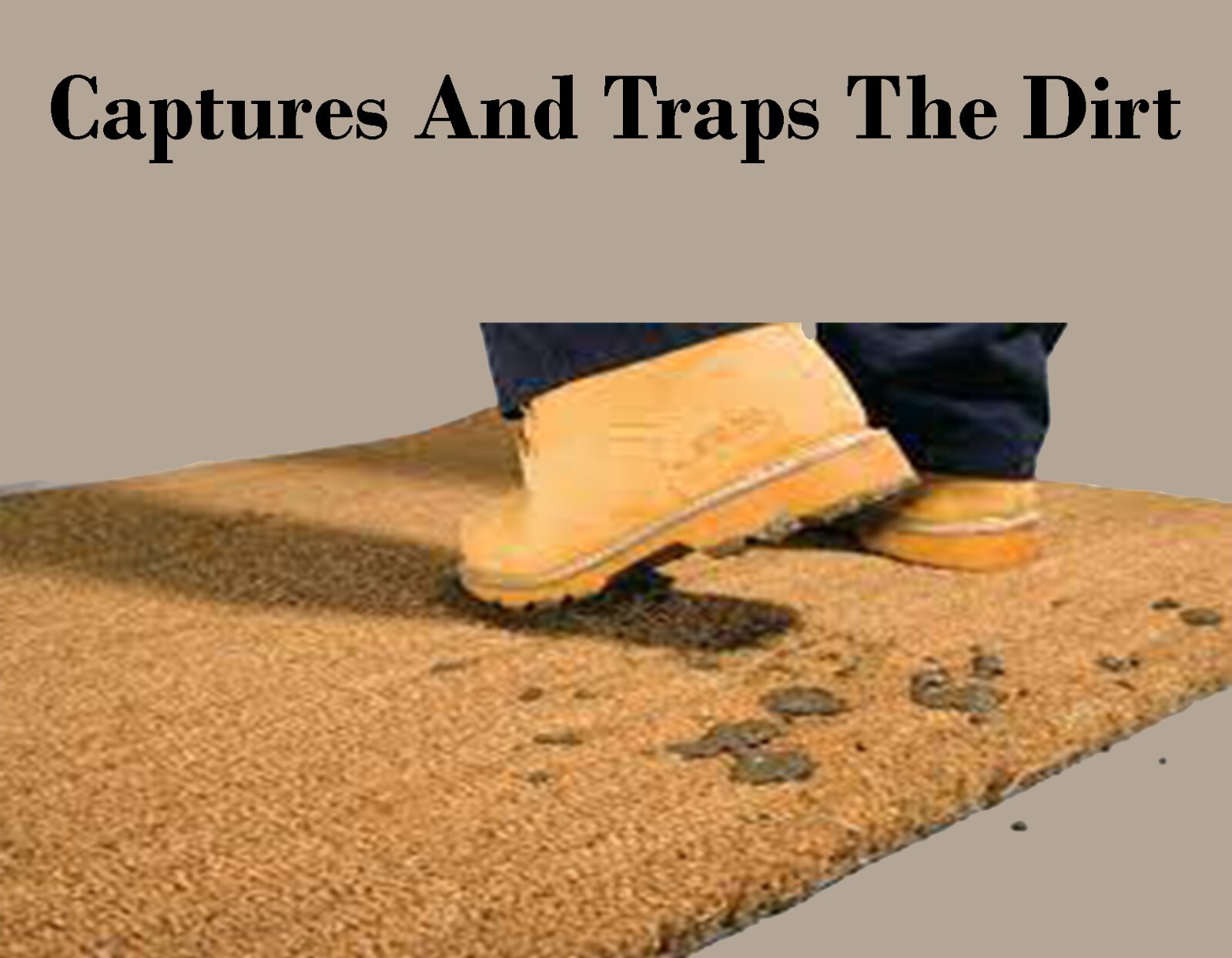 Heavy Duty Entrance Matting Coir Doormat Lifts Dirt Lobby Reception ...