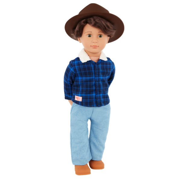 🇺🇸 Our Generation DUSTIN 18” Boy Doll In Western-style Country Outfit ...