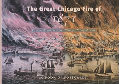 THE Great Chicago Fire of 1871: A Book of 30 Postcards, Chicago History ...