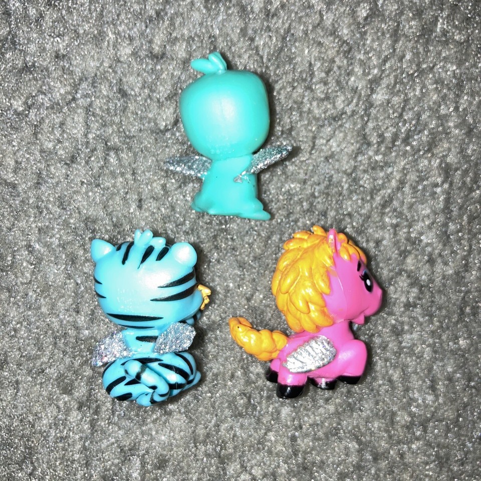 HATCHIMALS COLLEGGTIBLES GIGGLE GROVE PENGUIN JUNGLE BLUE TIGER & HORSE ...