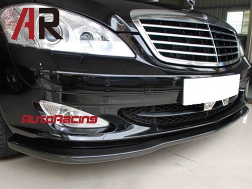 2007-2009 Mercedes Benz S-Class W221 CS Type Standard Carbon Front Lip ...