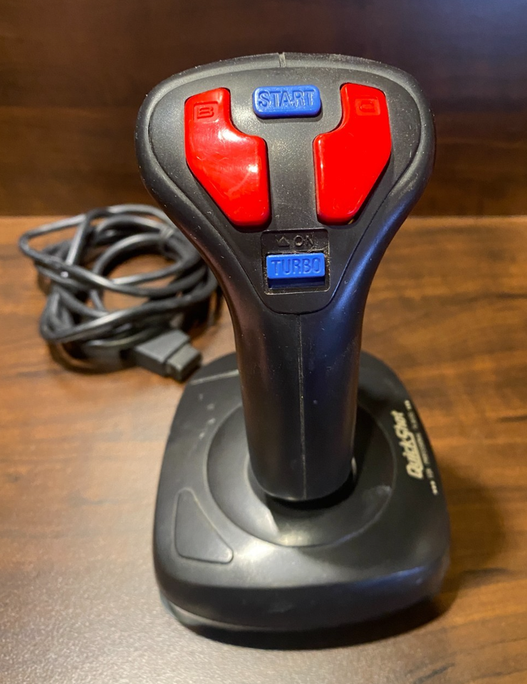 Sega Genesis Quick Shot Joystick QS-117 Professional Players With Turbo ...