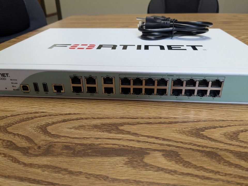 Fortinet Fortigate 100D FG-100D Network VPN Security Firewall Appliance ...