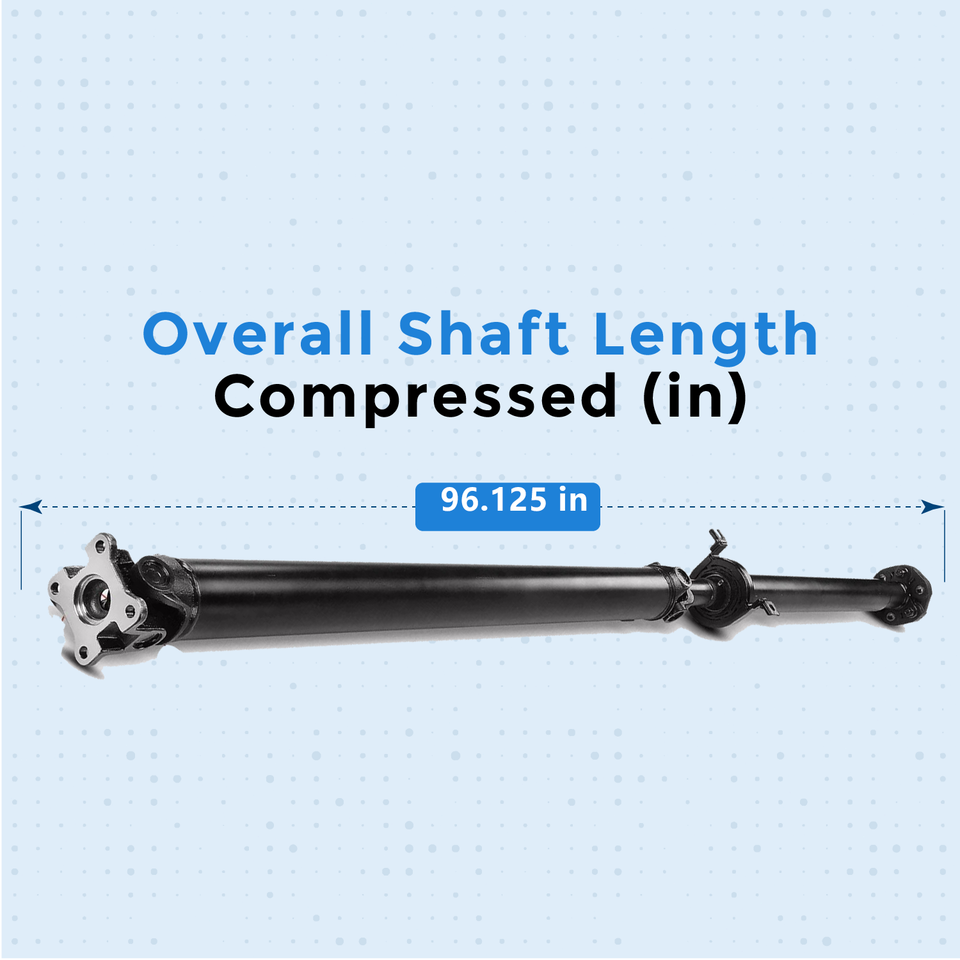 96.125in Rear Drive shaft Prop Shaft for 2015-2019 Ford Transit-150 V6 ...