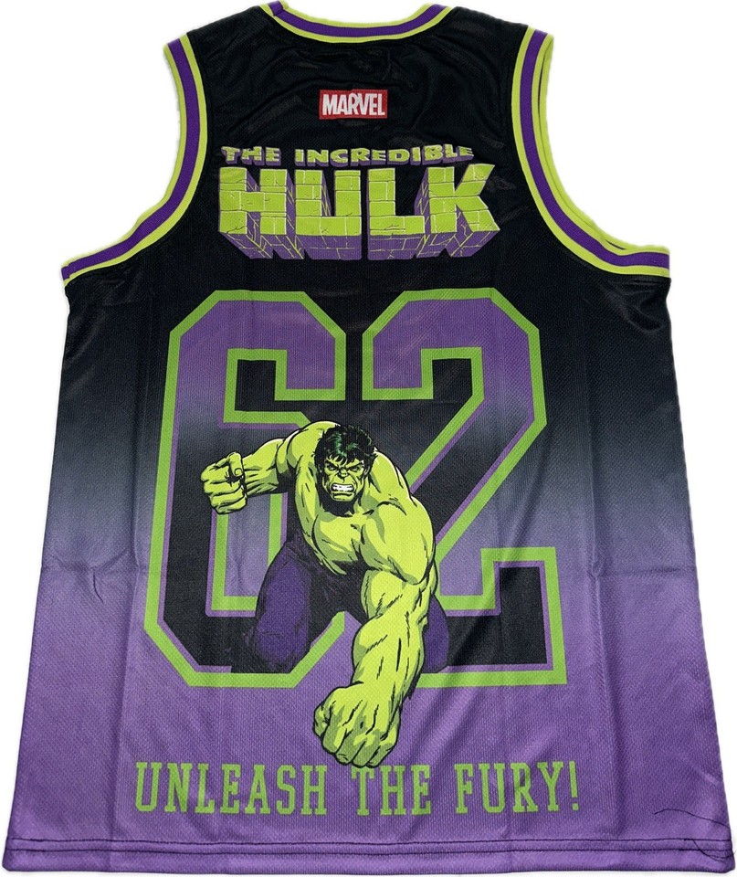 Marvel The Incredible Hulk Basketball Jersey Mens 3XL New | eBay