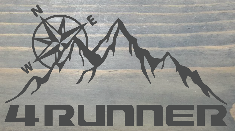 4Runner Decal Sticker Toyota TRD Pro Stripes SR5 Mountains Overlanding ...