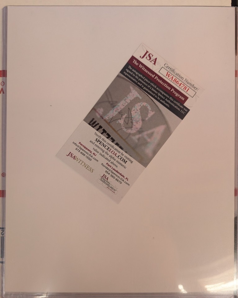 Christy Hemme Signed 8x10 Playboy Photo Metallic JSA COA WWE AEW TNA ...