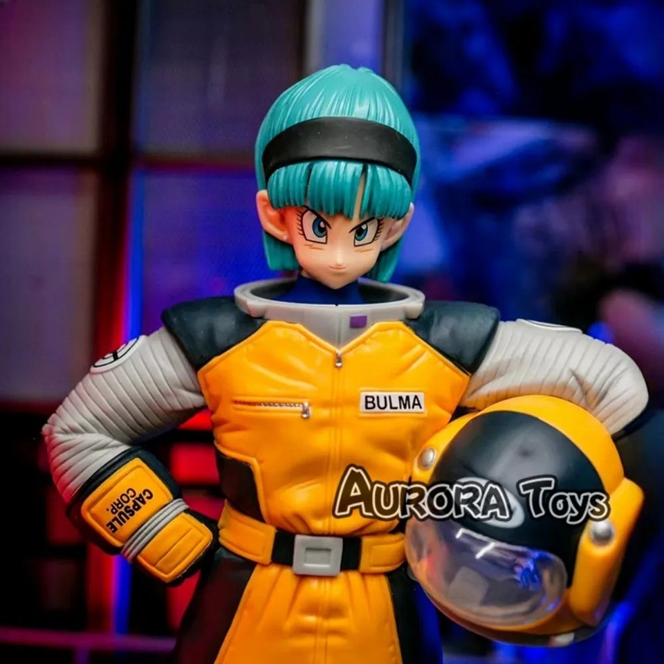 8.26in/21cm Anime Dragon Ball Z Figure Space Suit Bulma Figure PVC ...