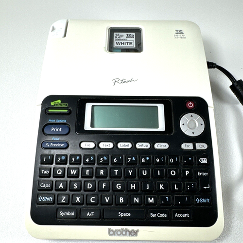 Brother P-Touch PT-2030 Label Maker Electric Adapter Battery Backup ...