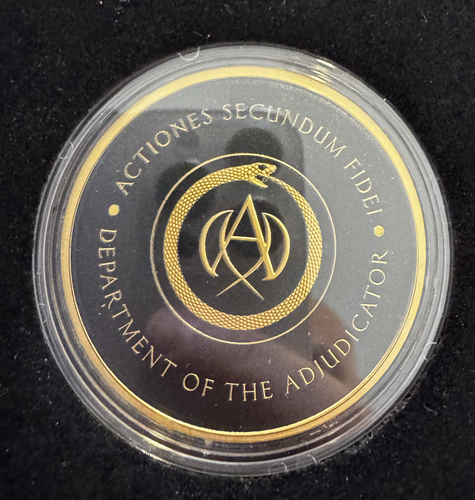 Rare 2 oz silver coin John Wick Adjudicator gilded,Black limited to 500 ...