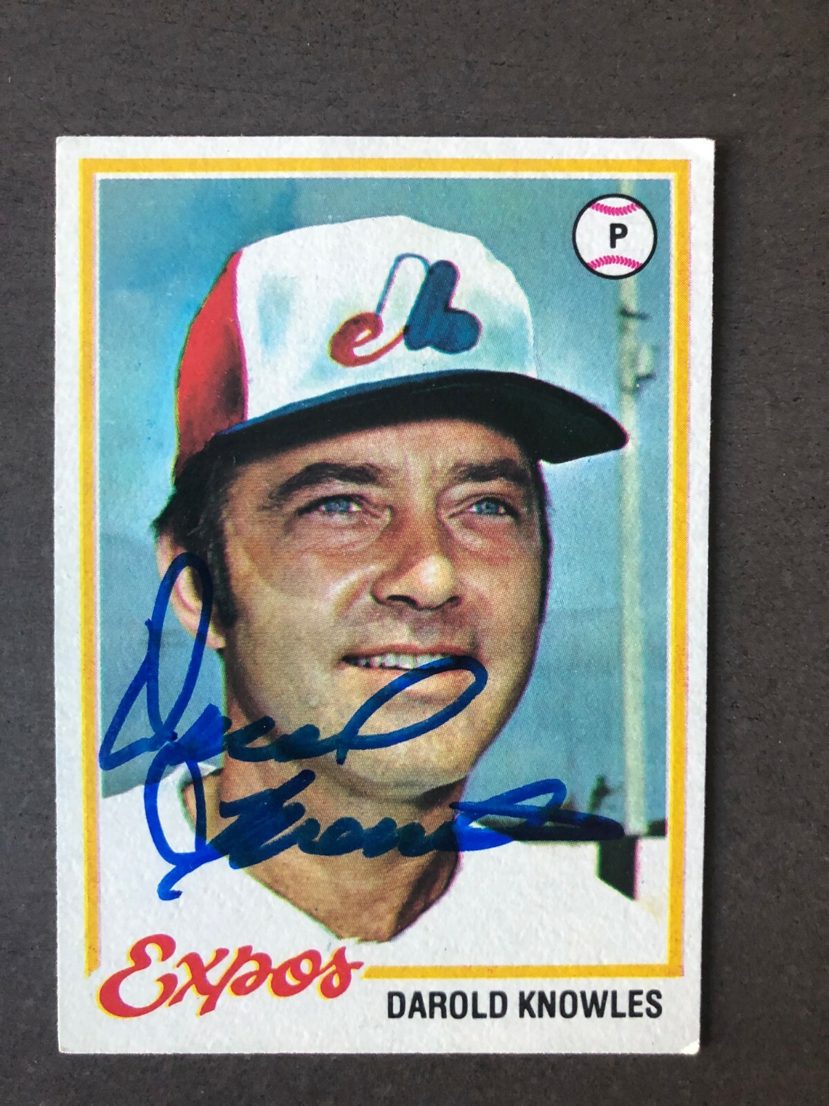 Montreal Expos DAROLD KNOWLES autographed 1978 Topps | eBay