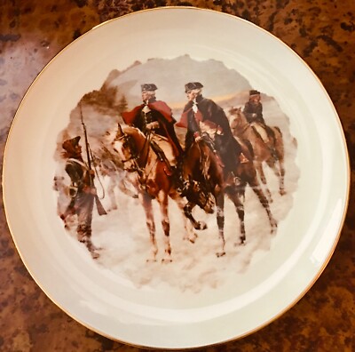 The Museum Collection COLLECTOR PLATE: Washington and Lafayette at ...