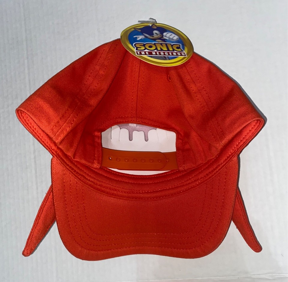 NWT - Sonic The Hedgehog - Sega - Knuckles Red Baseball Cap - Hat - 3D ...