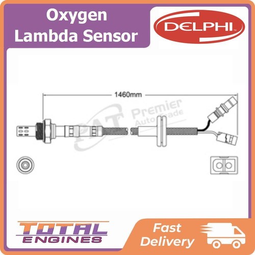 Delphi Oxygen Lambda Sensor fits Mercedes Benz 420SE W126 4.1L V8 M 116 ...