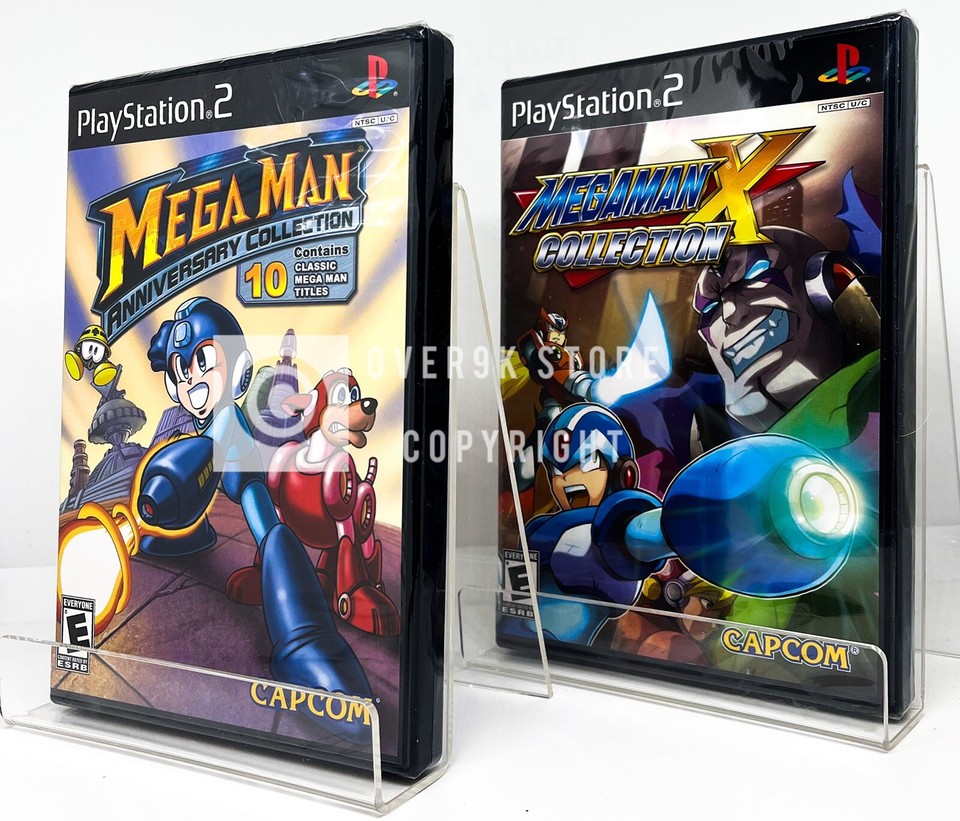 Mega Man Anniversary Collection + Mega Man X Collection - PS2 - New ...