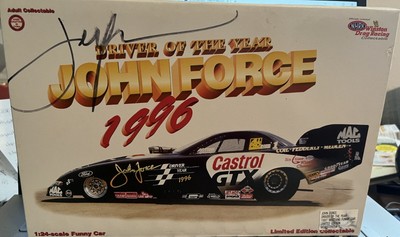 John Force 1996 Driver of the Year Action Racing: Autographed | eBay
