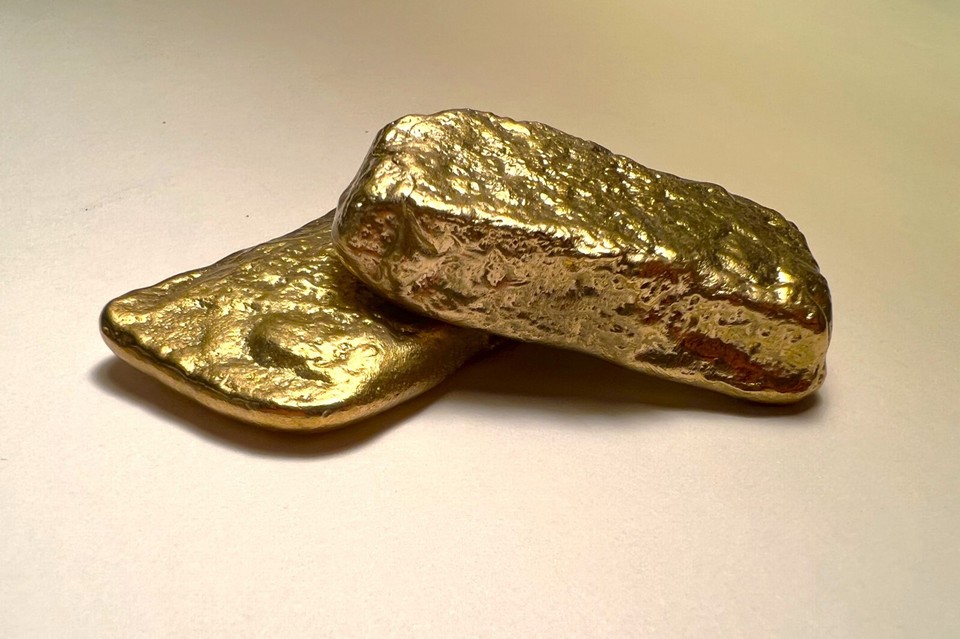 100 grams (3+ oz) Gold Scrap Bar For Gold Recovery Jewelry From Melted ...