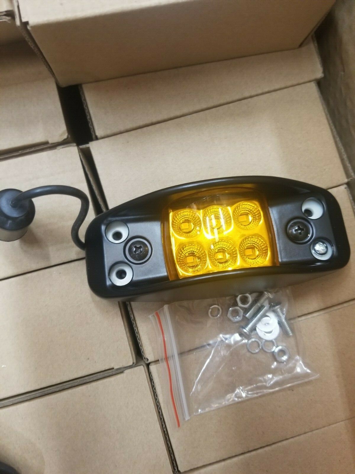 NEW BLACK HMMWV Humvee M998 AMBER LED SIDE | Grelly USA