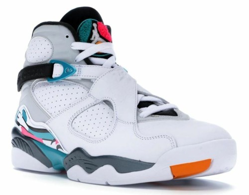 NEW GENUINE Nike Air Jordan VIII 8 RETRO SOUTH BEACH Men's Shoes SIZE ...