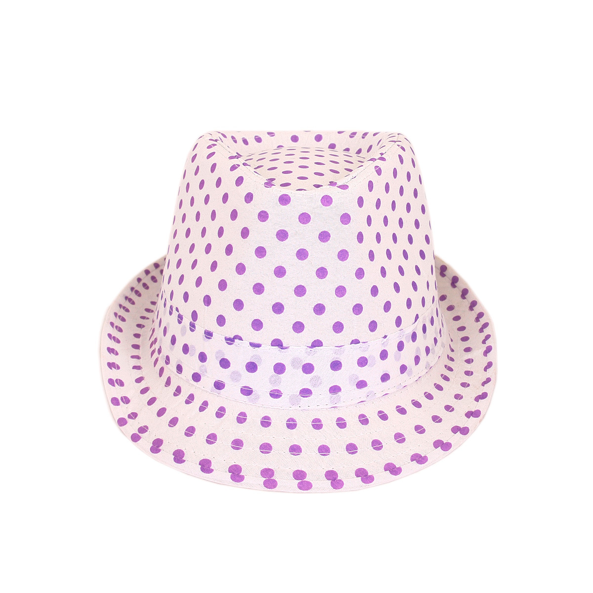 Premium Polka Dot Cotton Fedora Hat - Different Colors Available | eBay
