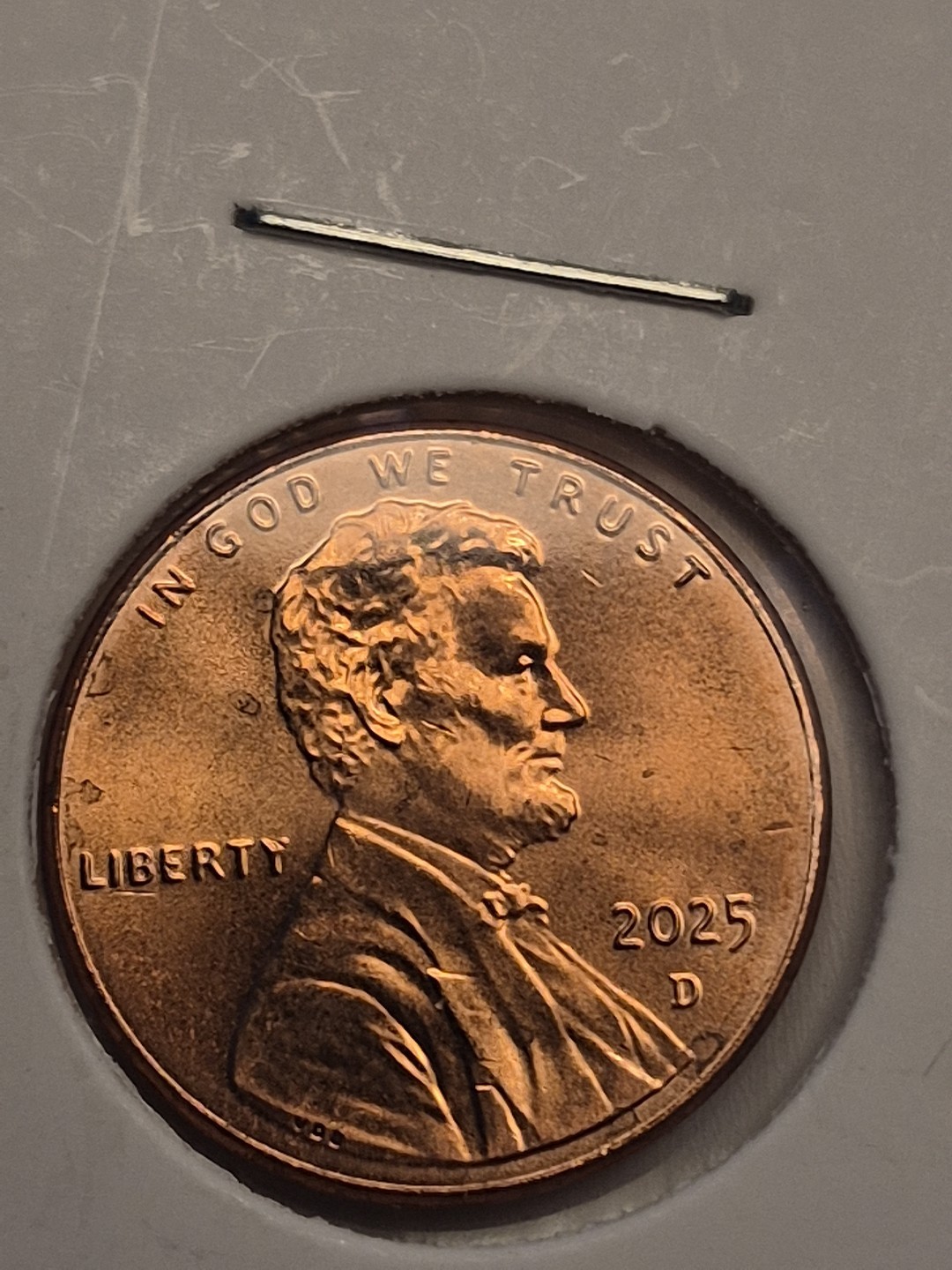 2025 D Penny Error V Over B V Is Over B On VDB INITIALS | eBay
